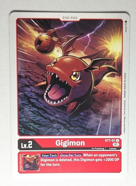 DIGIMON CCG GIGIMON ST7-01 U Card $1.00 - PicClick AU