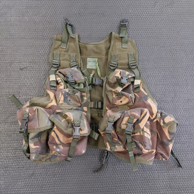 BRITISH MILITARY ASSAULT Tactical Webbing Vest DPM Camo £30.00 ...