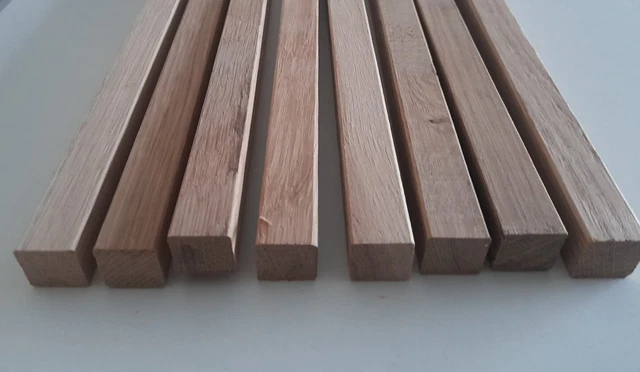 SOLID OAK TIMBER Laths Offcuts .Diy ,Craft Project 1.8 x 3 x 100cm .8 ...