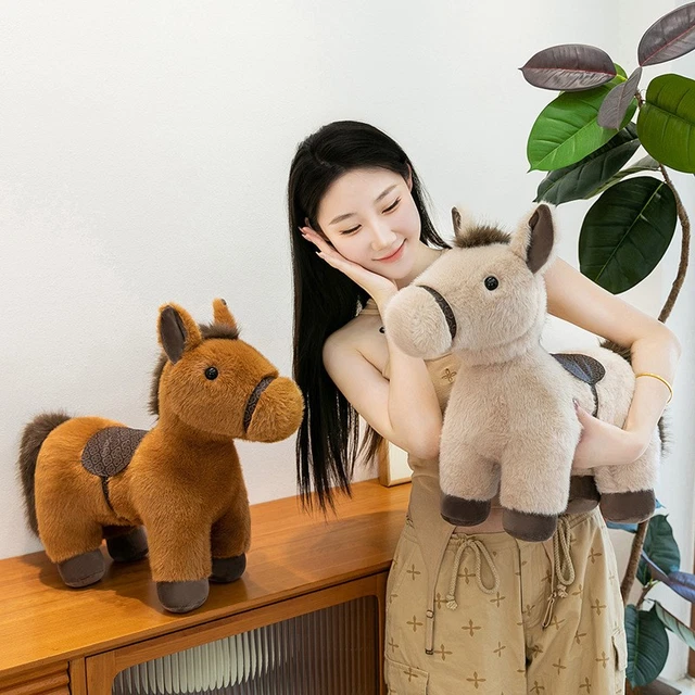 TRADITIONAL HORSE PLUSH Toy With Pp Cotton Filling For Kids And ...
