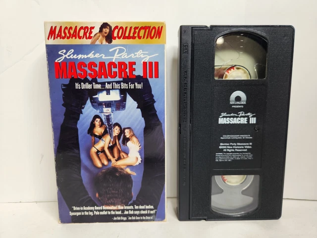 SLUMBER PARTY MASSACRE III 3 (1990 VHS) HORROR slasher £44.70 - PicClick UK