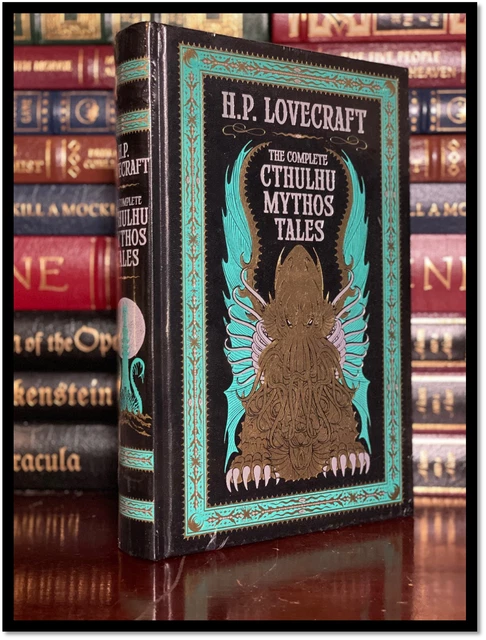 COMPLETE CTHULHU MYTHOS Tales by H.P. Lovecraft Sealed Leather Bound Hardback £28.84 - PicClick UK