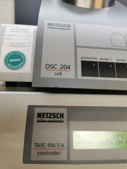 NETZSCH DSC 204 Differential Scanning Calorimetry with TASC 414/3A ...