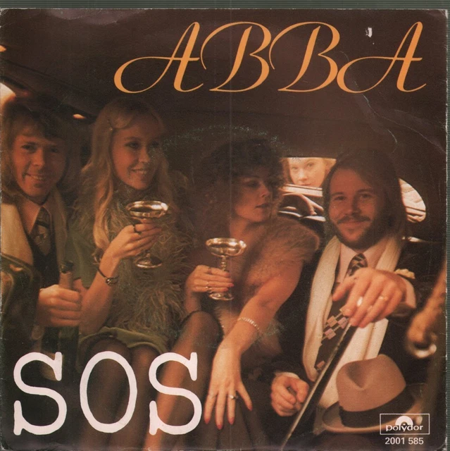 ABBA SOS 7& vinyle Pays-Bas Polydor 1975 7" en pochette photo 2001585 ...
