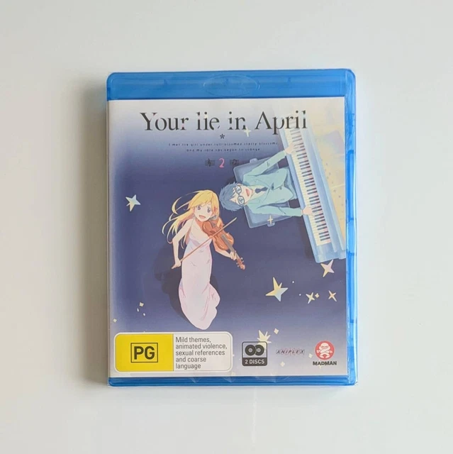 NEW AUSTRALIAN VERSION Your Lie in April Episodes 12 22 Included Anime ...