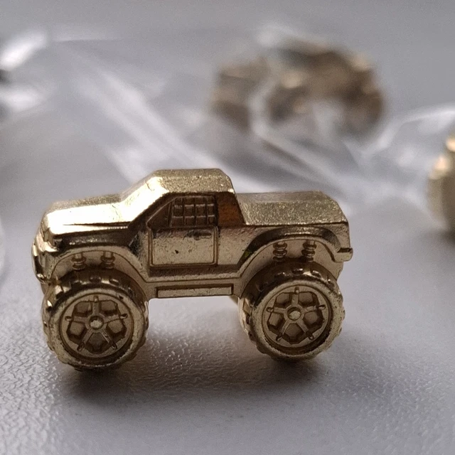 RARE MONOPOLY METAL TOKENS 4x4 OFF ROADER -GOLD DELUXE EDITION X 5 £11. ...