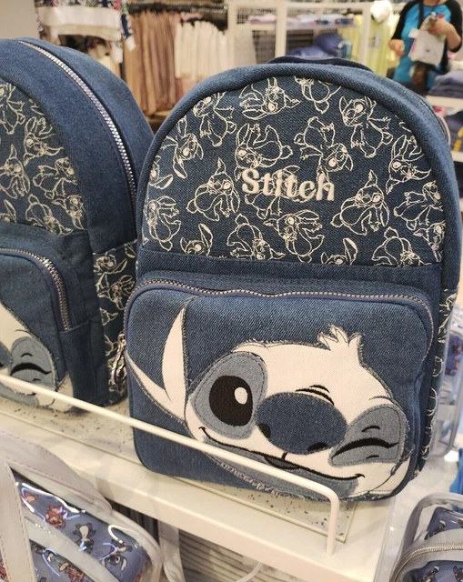 PRIMARK DISNEYS LILO & Stitch Denim Backpack Blue New Womens Older ...