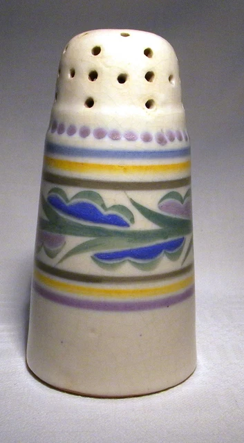 ART DECO POOLE Pottery Fk Sugar Castor / Shaker/ Sifter Ruth Gough £54. ...