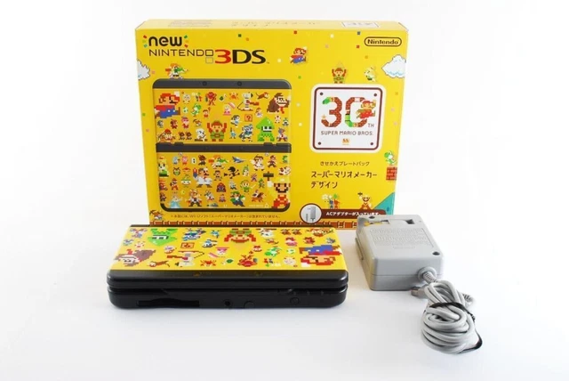 NEW NINTENDO 3DS Super Mario Maker Kisekae Pack Plate Limited Console ...