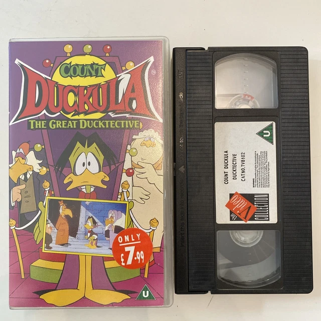 COUNT DUCKULA THE Great Ducktective Vhs Video Children’s Retro Cult £13 ...