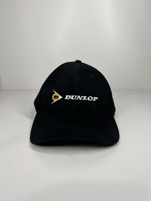 DUNLOP TYRES TIRES Sports cap hat adjustable one size fits most black ...