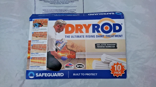 DRYROD DAMP PROOFING Rods DPC – Wall Rising Damp Course Treatment – BBA ...