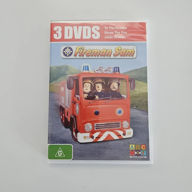 FIREMAN SAM TO The Rescue + Saves The Day + Joker Soaker 3 DVDS ABC ...