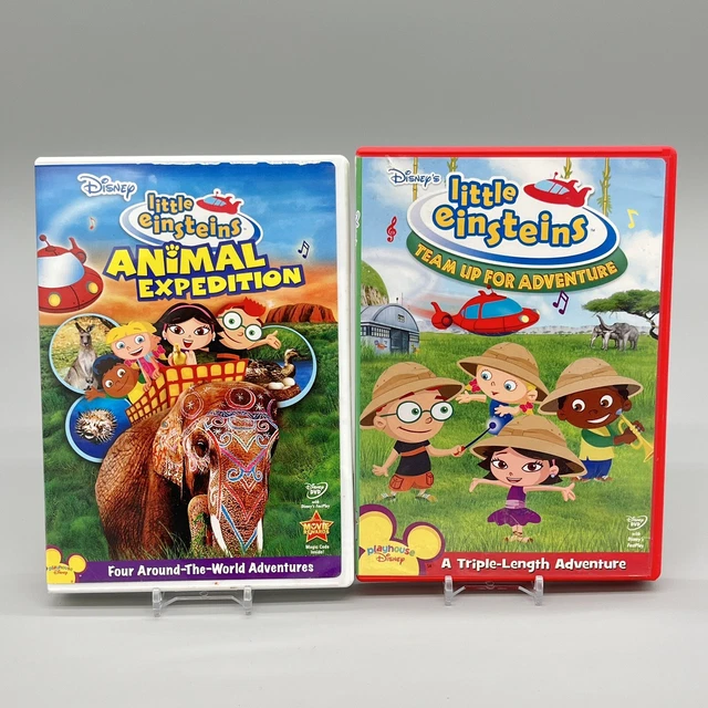 LOT OF 2 DVD Disney Little Einsteins Animal Expedition & Team Up For ...