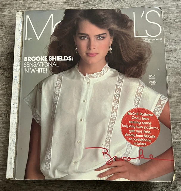 MCCALL’S SEWING PATTERN Book Counter Store Catalog Vtg July 1983 Brooke ...