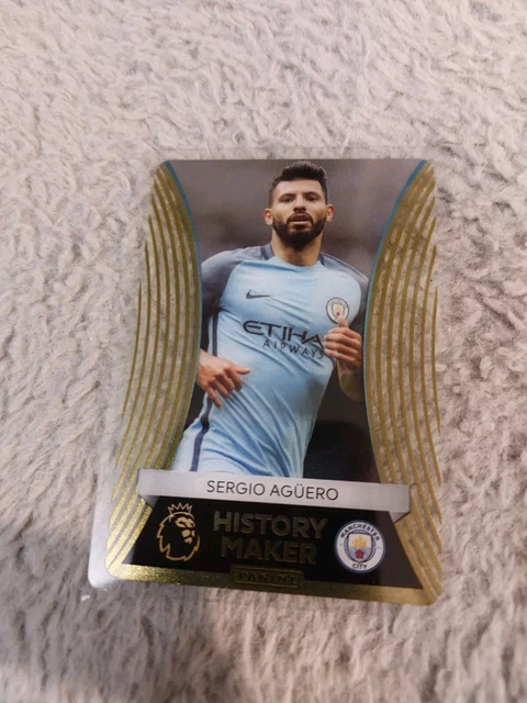 PANINI ADRENALYN XL 2025: AGUERO. History Maker Signature card ...