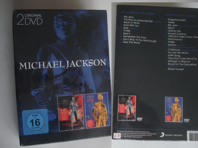 MICHAEL JACKSON 2X DVD original History ungeöffnet £10.23 - PicClick UK