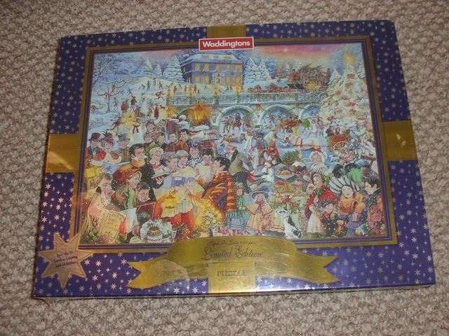 WADDINGTONS LTD ED. Jigsaw 'Skating At Twilight On Christmas Eve' 1000 ...