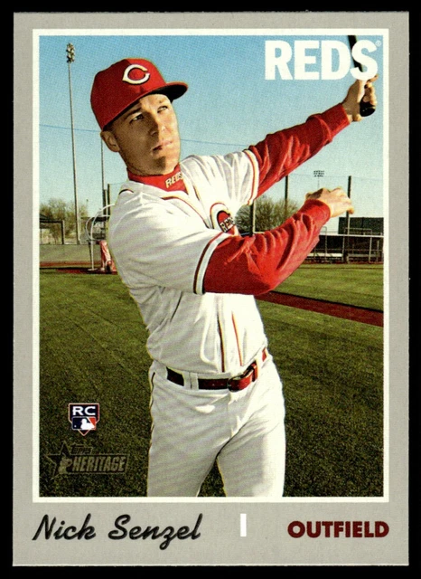 2019 TOPPS HERITAGE #507 Nick Senzel recrue Cincinnati Reds EUR 1,74 ...