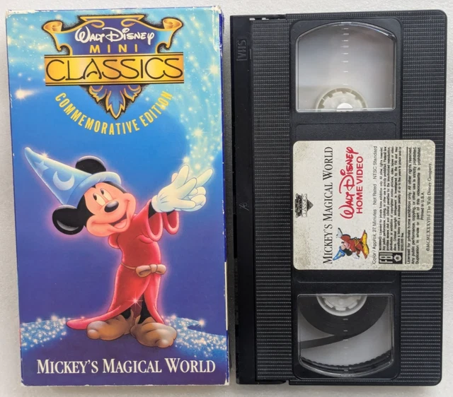 WALT DISNEY MINI Classics Mickeys Magical World (VHS, 1991, Slipsleeve ...