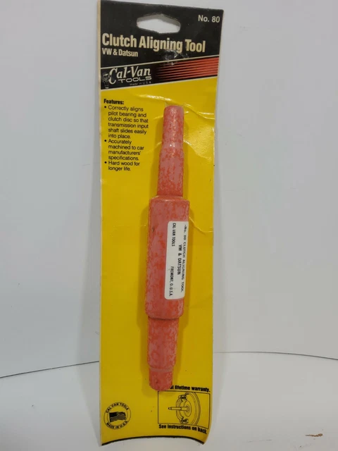 VINTAGE CAL-VAN CLUTCH Alignment Tool VW & Datsun No. 80 Hardwood NOS £ ...