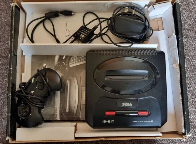 SEGA MEGA DRIVE II 16-Bit Console - Black [BOXED] [Read Description] £9 ...