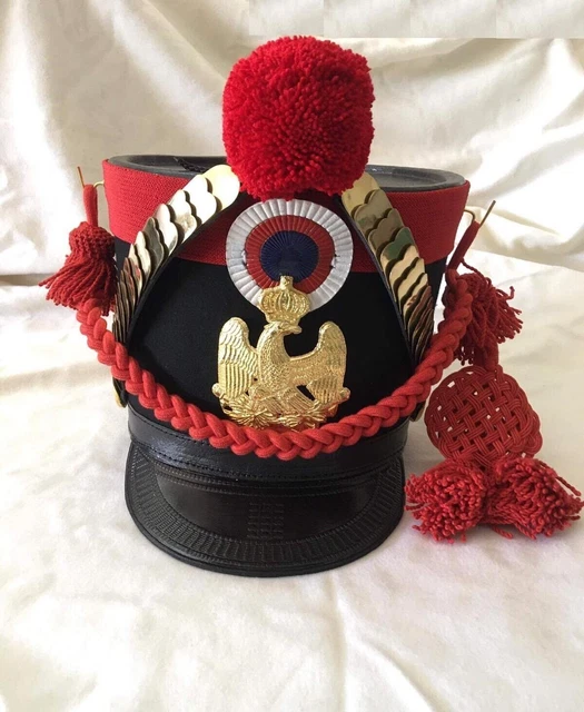 HELMET LEATHER SHAKO 1st Empire Reproduction Officer's Edition With ...