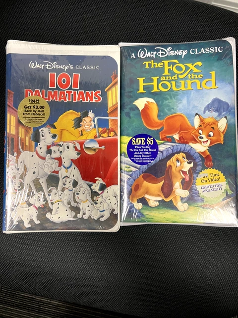 101 DALMATIANS & Fox and the Hound Disney Classic Black Diamond Tapes ...