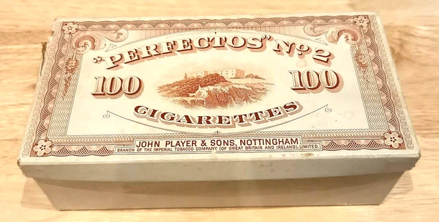 JOHN PLAYER & Sons - Perfectos No.2 -100 Cigarettes - Empty Cigarette ...