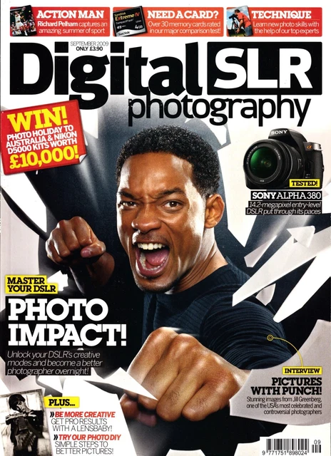 DIGITAL SLR PHOTO magazine with Sony Alpha A380 & Tamron 90mm test Sept ...