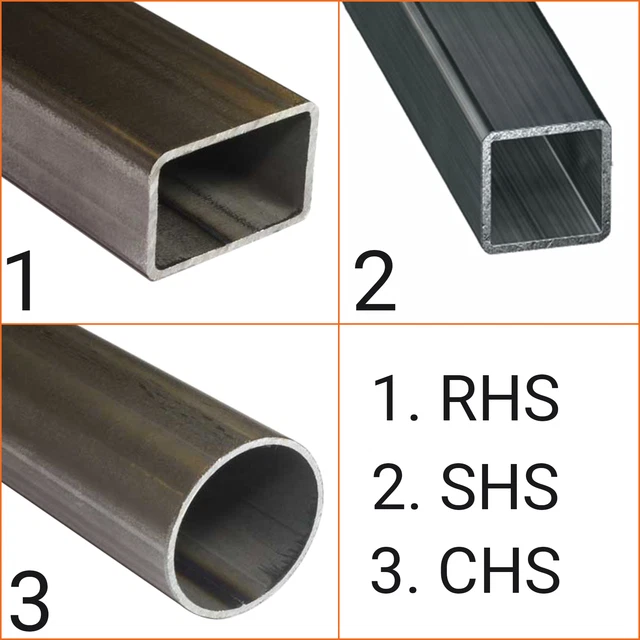 MILD STEEL BOX Section - Square & Rectangular Tube - SHS - RHS - CHS £ ...