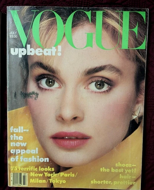 VOGUE JULY 1983 Nastassja Kinski Vintage Magazine Fashion Design Beauty ...