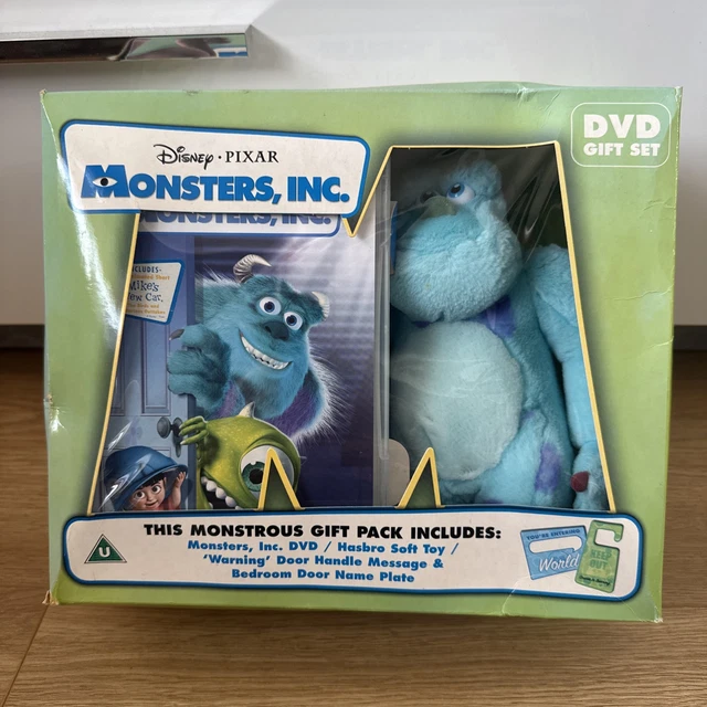 WALT DISNEY PIXAR Limited Edition Monsters Inc DVD And Hasbro Soft Toy ...
