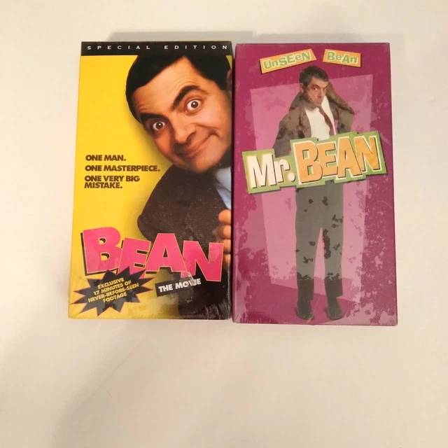 BEAN THE MOVIE And Mr. Bean (VHS, 1998) new and sealed £7.20 - PicClick UK
