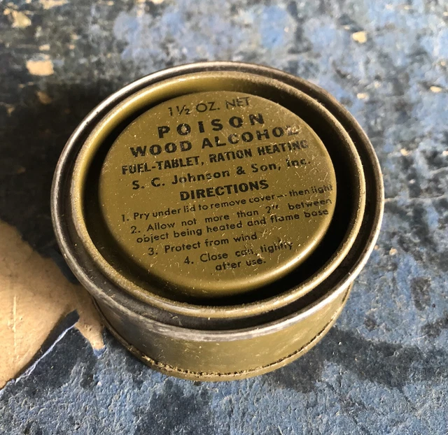 WW2 US ARMY Fuel Tablet Ration Heating ~ S.C. Johnson & Son ~ Unused £9 ...