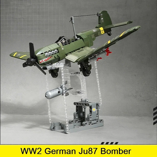 WWII GERMAN AIR Force Junkers Ju 87 Stuka bomber plane MOC Germany ...