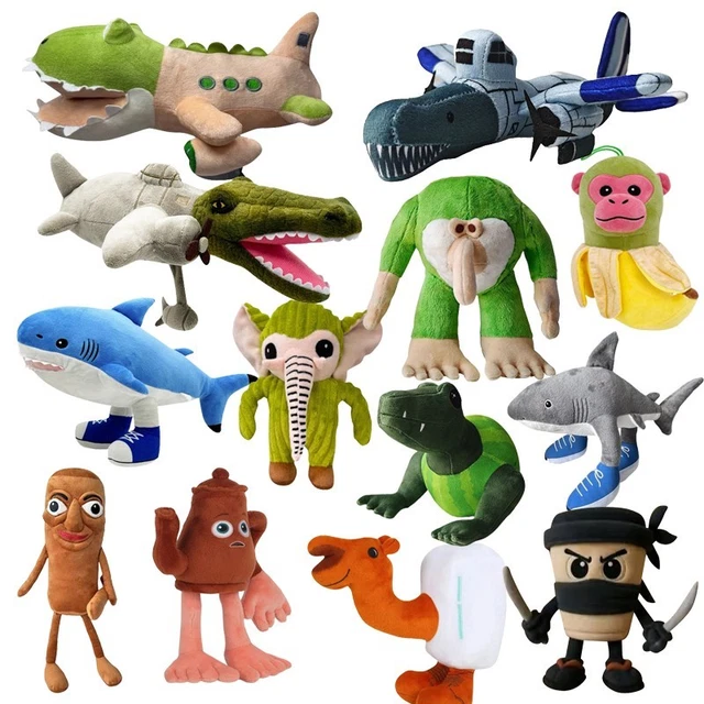 TUNG TUNG SAHUR Italian Brainrot Wooden Stick Plush Tralalero Tralala ...