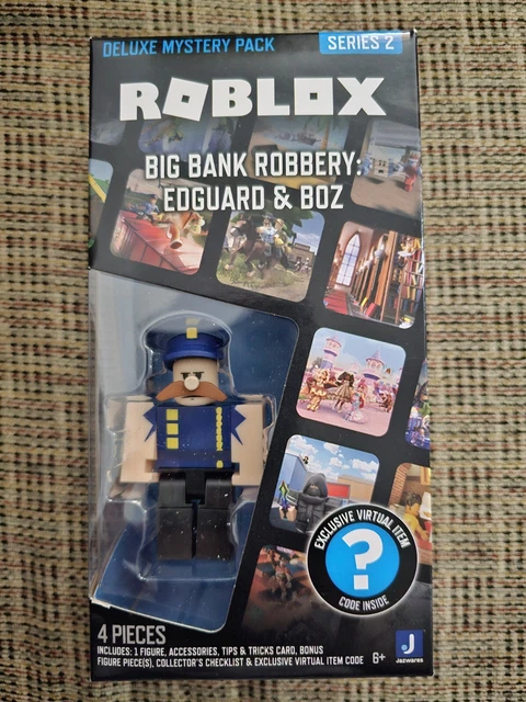ROBLOX SERIES 2 Deluxe Mystery Pack Big Bank Robbery Edguard & Boz New ...