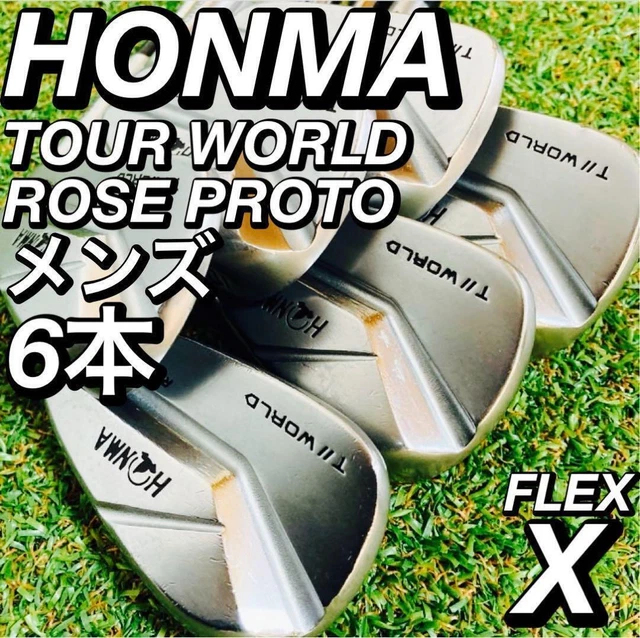 JEU DE FERS HONMA TOUR WORLD TW-MB ROSE PROTO #5-pw 6 pièces en acier ...