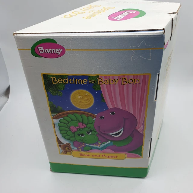 BOXED BARNEY BEDTIME for Baby Bop Vintage Puppet and Book Toy 1992 £19. ...