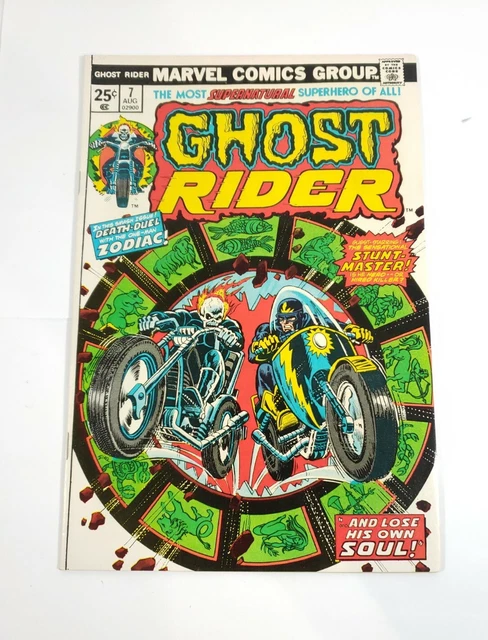VINTAGE MARVEL GHOST Rider #7 Comic Zodiac & Stunt-Master $29.99 - PicClick