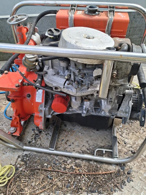 GODIVA PORTABLE FIRE pump Ex MOD Nissan engine for spares £150.00 ...