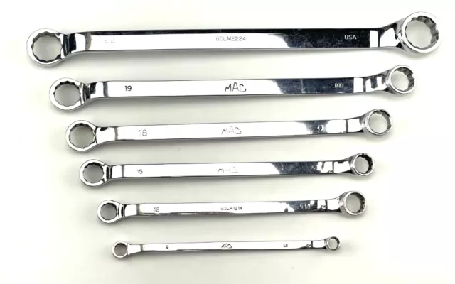 MAC TOOLS 6 Piece Metric Offset Double Box Wrench 8mm-24mm Set 12 Point ... MAC TOOLS 6 Piece Metric Offset Double Box Wrench 8mm-24mm Set 12 Point ...