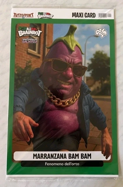 SKIFIDOL ITALIAN BRAINROT Anomalia Galattica Maxi Card Marranzana Bam ...