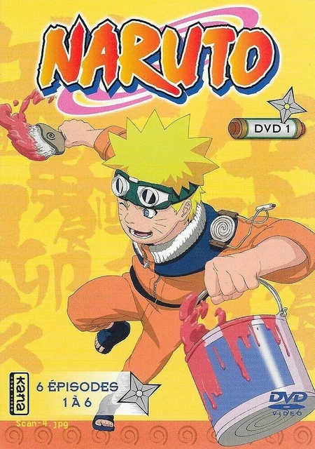 KANA, DVD NARUTO Vol 1 i primi 6 episodi della serie animata ...