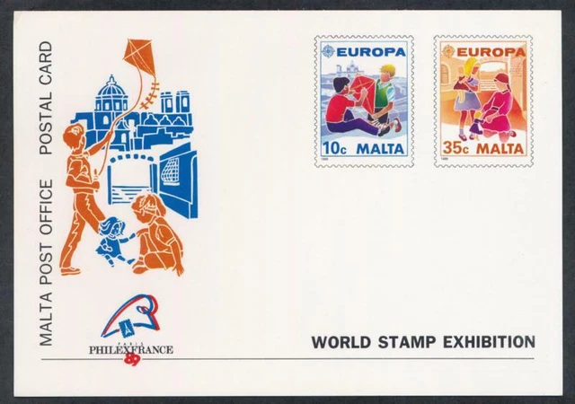 CARTE POSTALE MALTA Mi P29 INUTILISÉE, TIMBRE EXIB., RELIGION EUR 5,62 ...