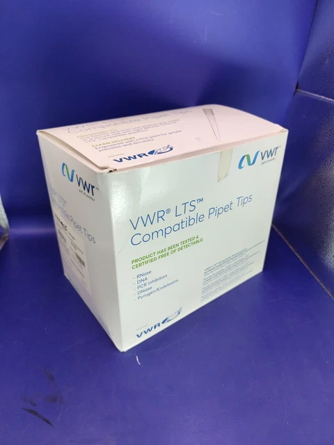 VWR LTS COMPATIBLE Tips 1000ul Filtered Sterile 8 Racks Of 96 For ...