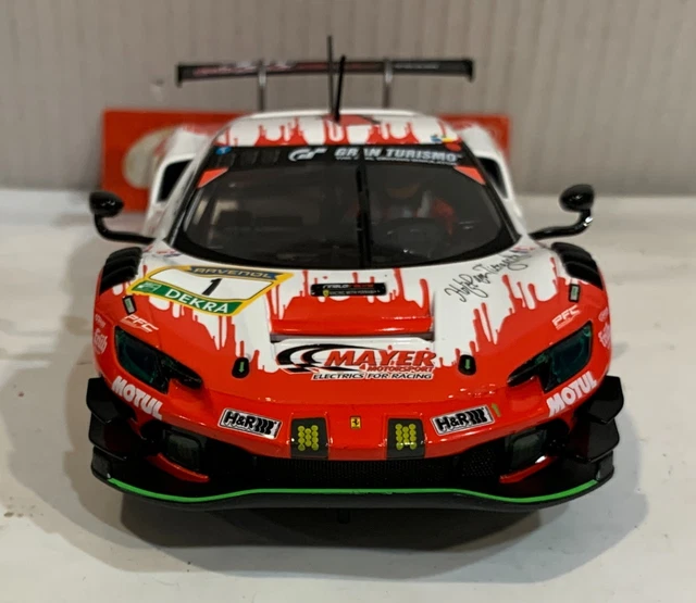 SLOT CAR CARRERA Exclusiv 23988 Ferrari 296 Gt3 #1 Frikadelli Team ...