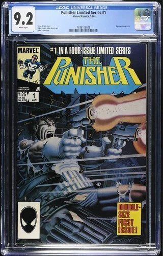 🔑🔥THE PUNISHER LIMITED SERIES #1 - CGC 9.2 - ICONIC 1986 Mike Zeck ...