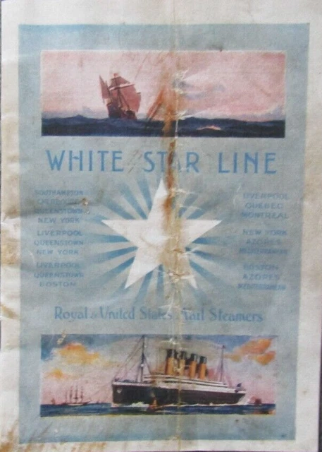 R.M.S TITANIC FIRST Class Passenger List 1912. Very Fine Facsimili. £8. ...